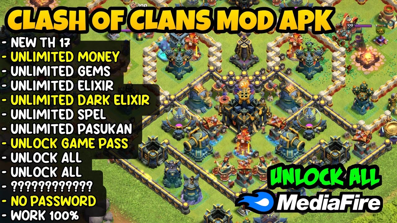 NEW UPDATE!! COC MOD APK VERSI TERBARU 2025 UNLIMITED TROOPS - YouTube