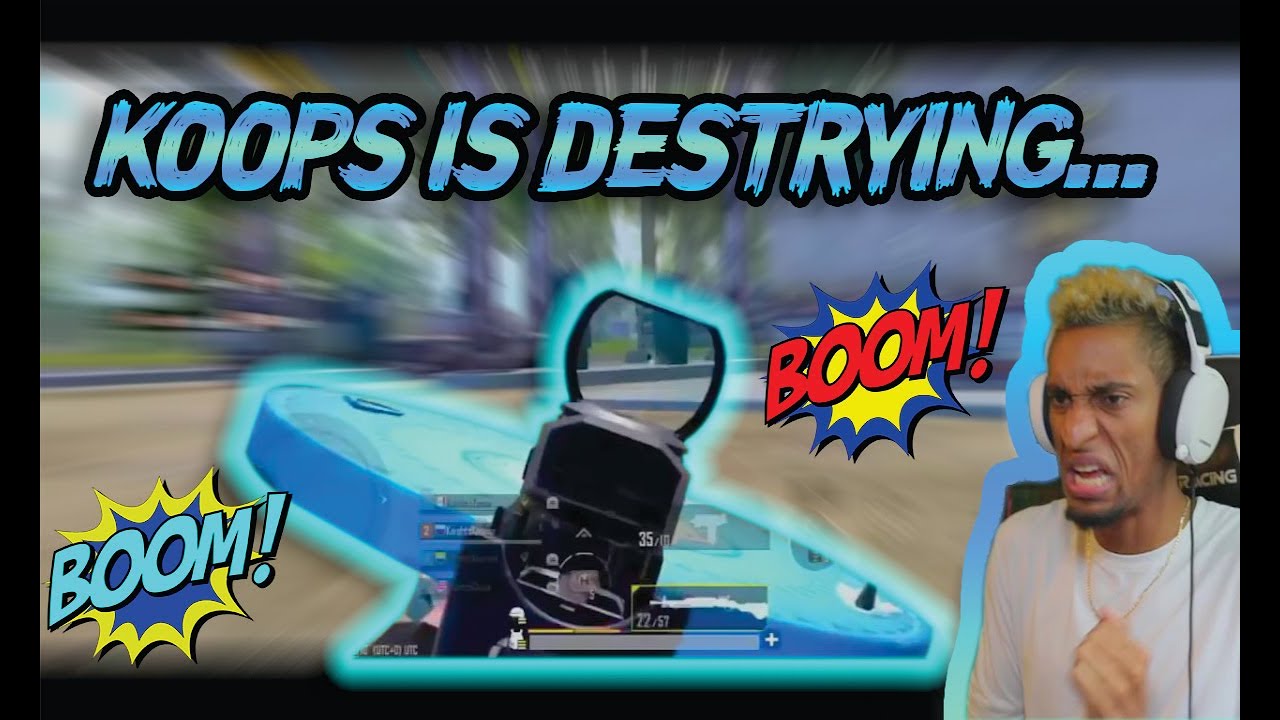 Koops Shows Why He Is MVP Reaction Pubg Mobile - YouTube