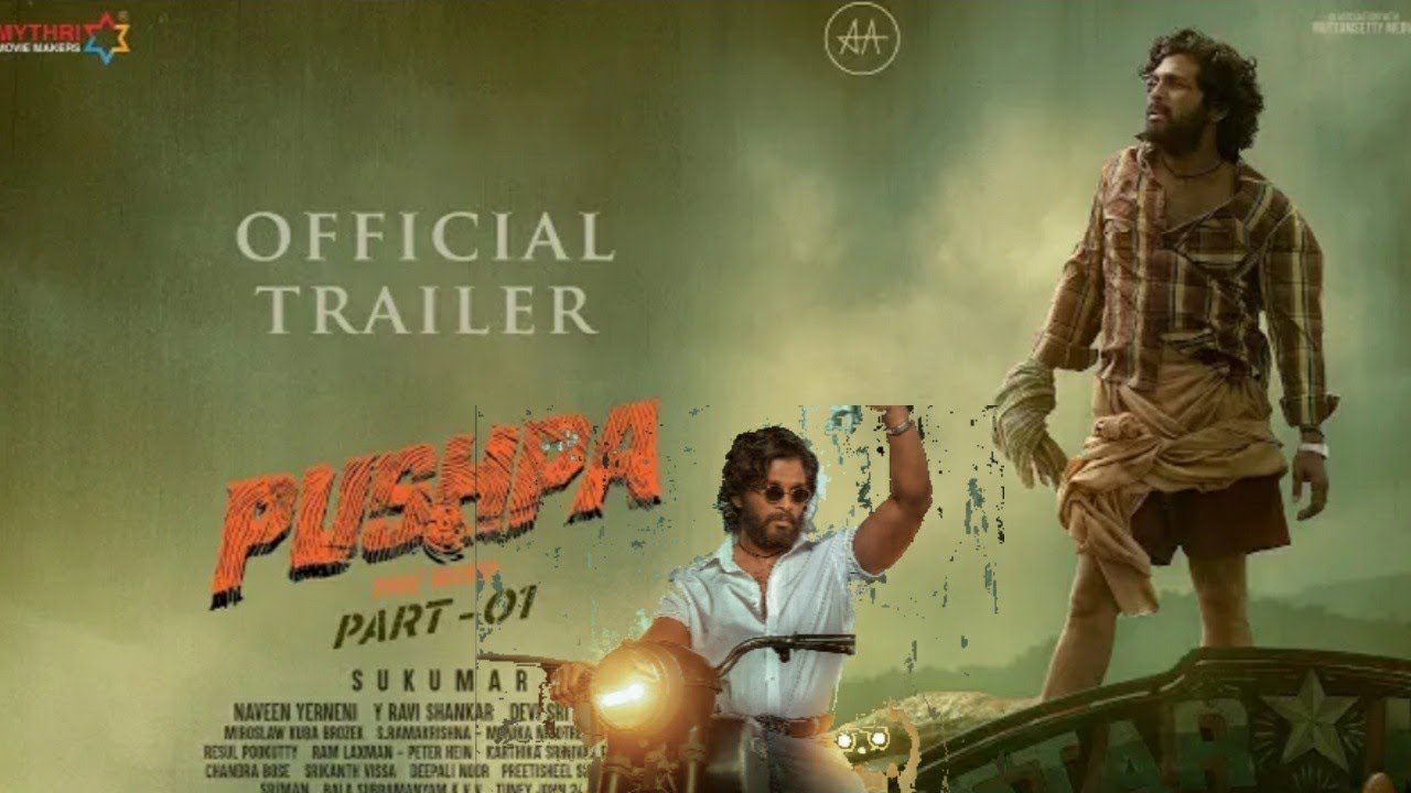 PUSHPA Official Trailer | Allu Arjun | Rashmika Madanna | Fahad fazil ...