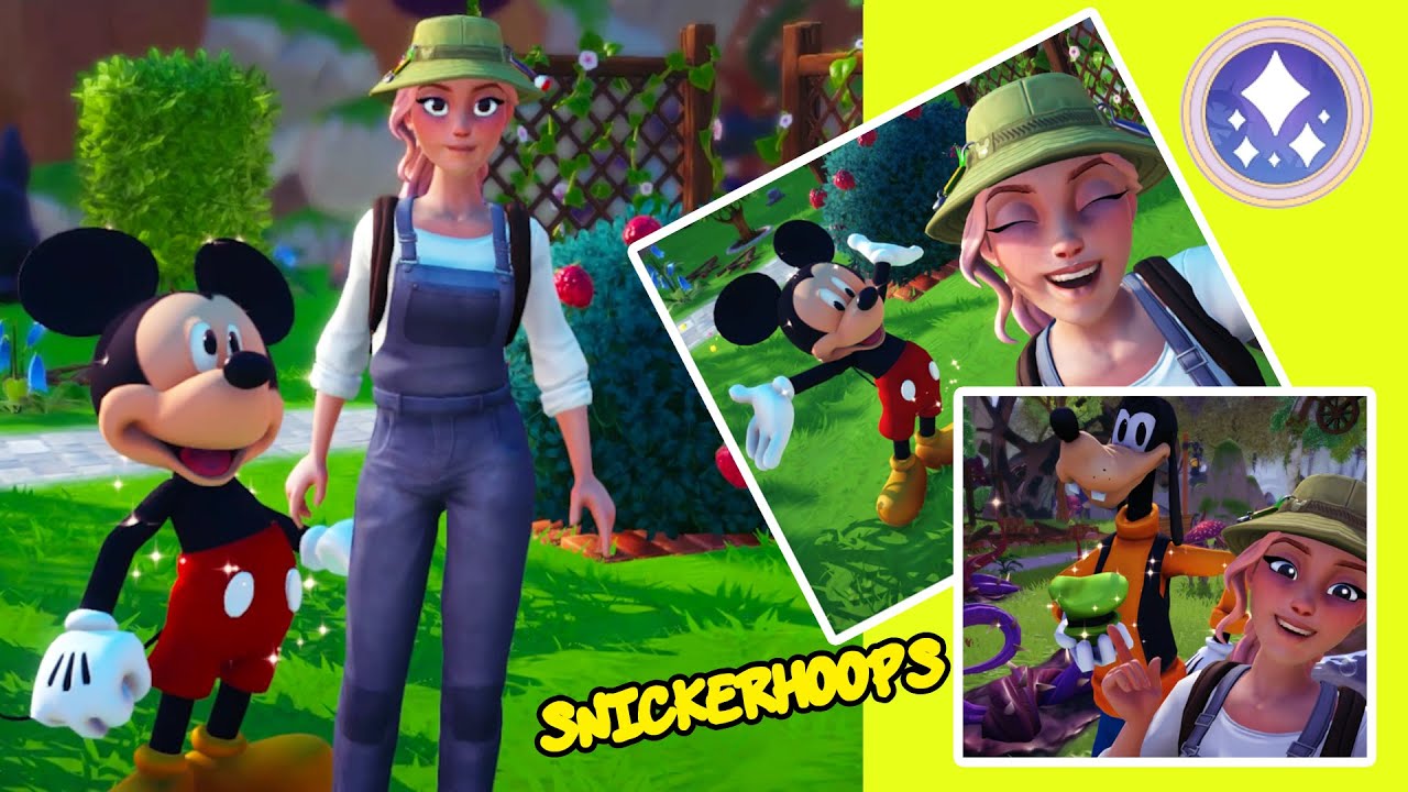 Ep.1 Snickerhoops Works with Mickey and Unlocks Disney Castle in Hoops ...