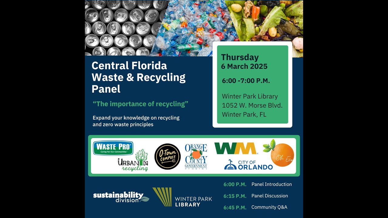Central Florida Waste & Recycling Panel - YouTube