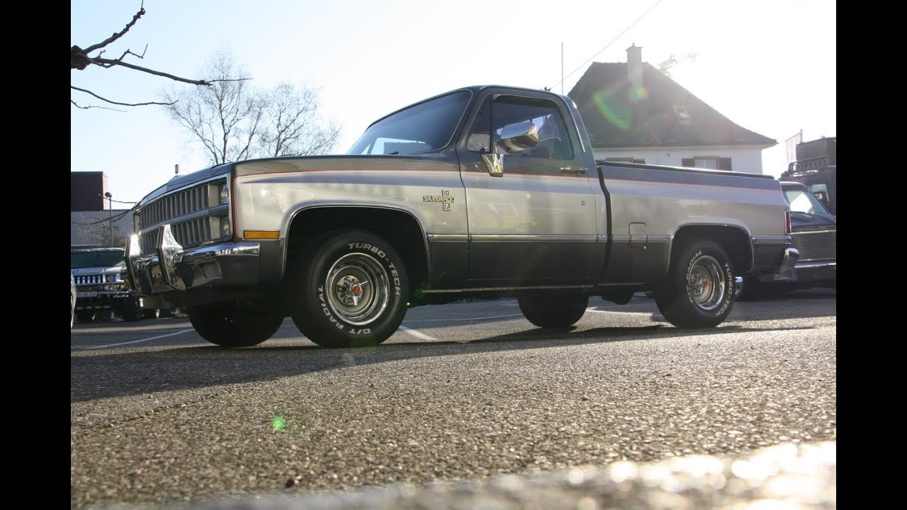 1981 Chevy C10 Silverado 350-V8 - YouTube