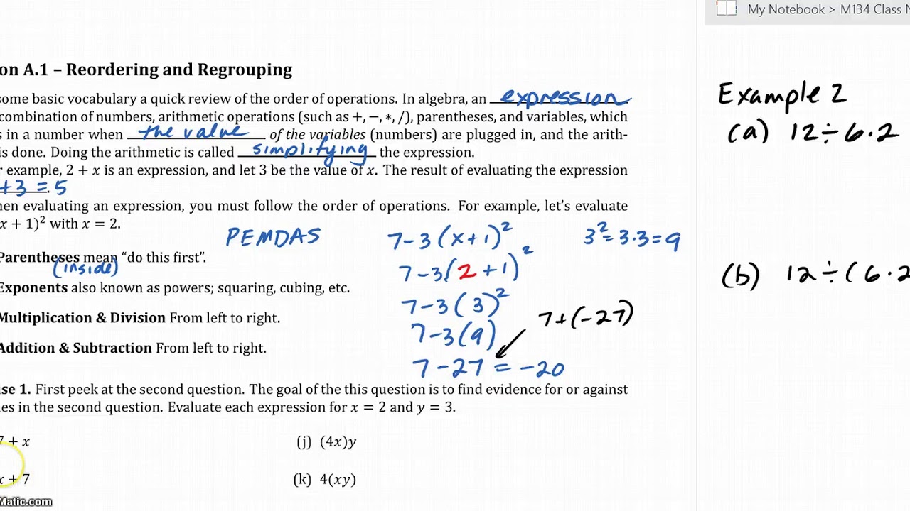 Math 134 A 1 a - YouTube
