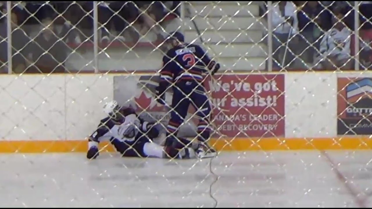 Vojtech Vochvest Open Ice Hit & Fight - YouTube