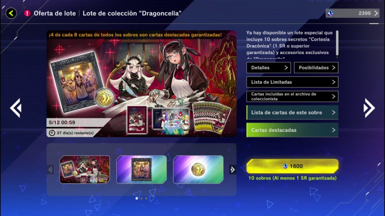 [Yu-Gi-Oh! Master Duel] Abriendo el Lote de Coleccion Dragoncella ...