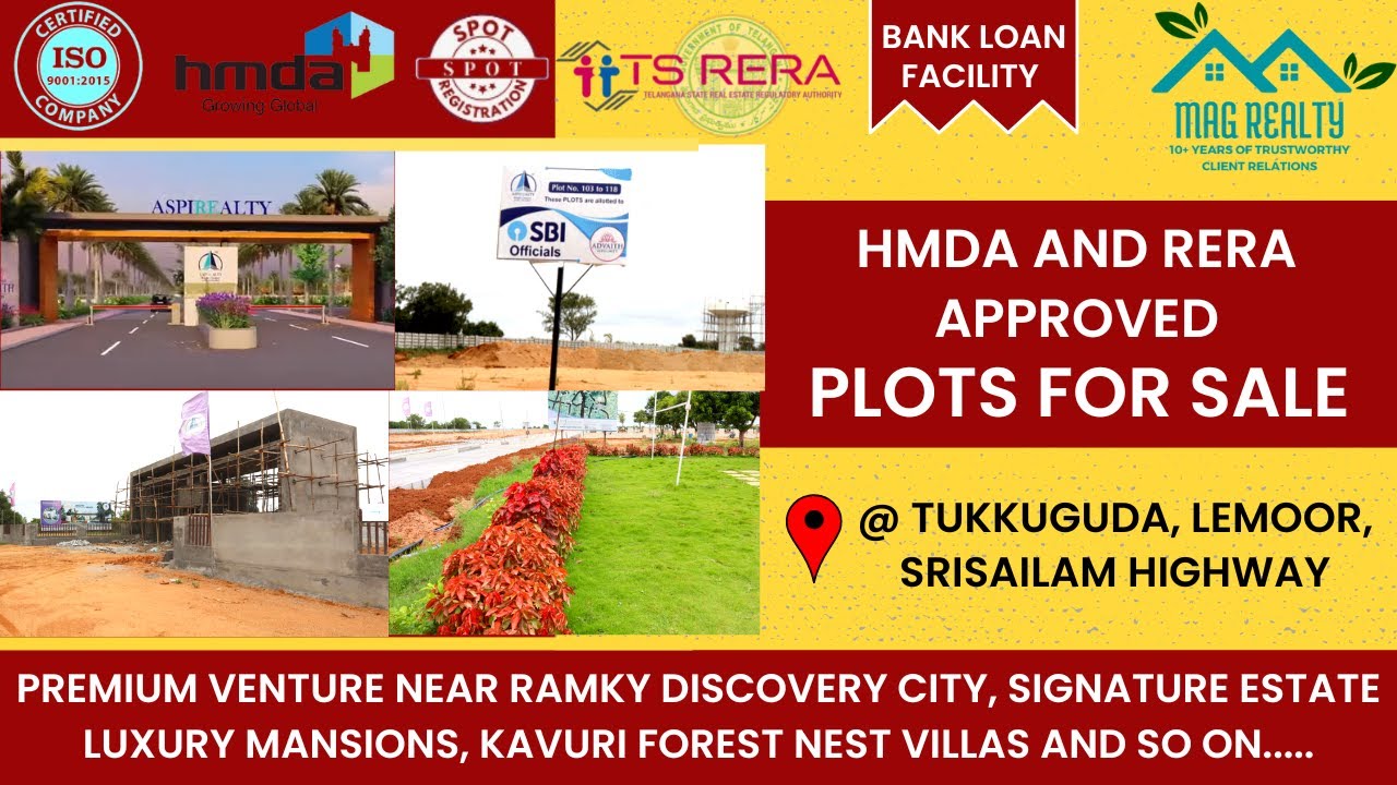 PharmaCity HMDA/RERA Plots Near Tukkuguda, Lemoor, Within The Locality ...