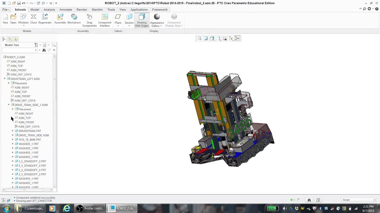 Tree Organization in PTC Creo - YouTube
