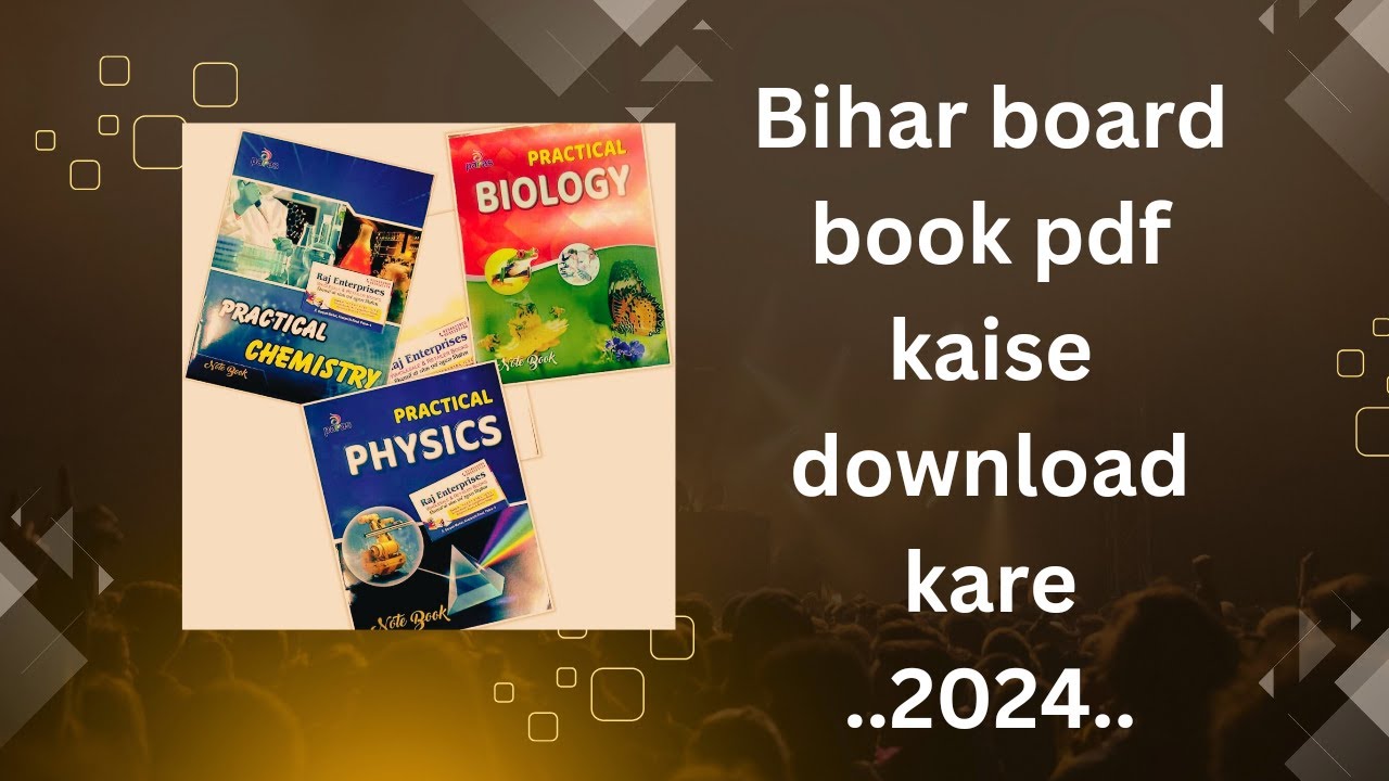 Bihar board all books ka pdf online download kaise kare - YouTube