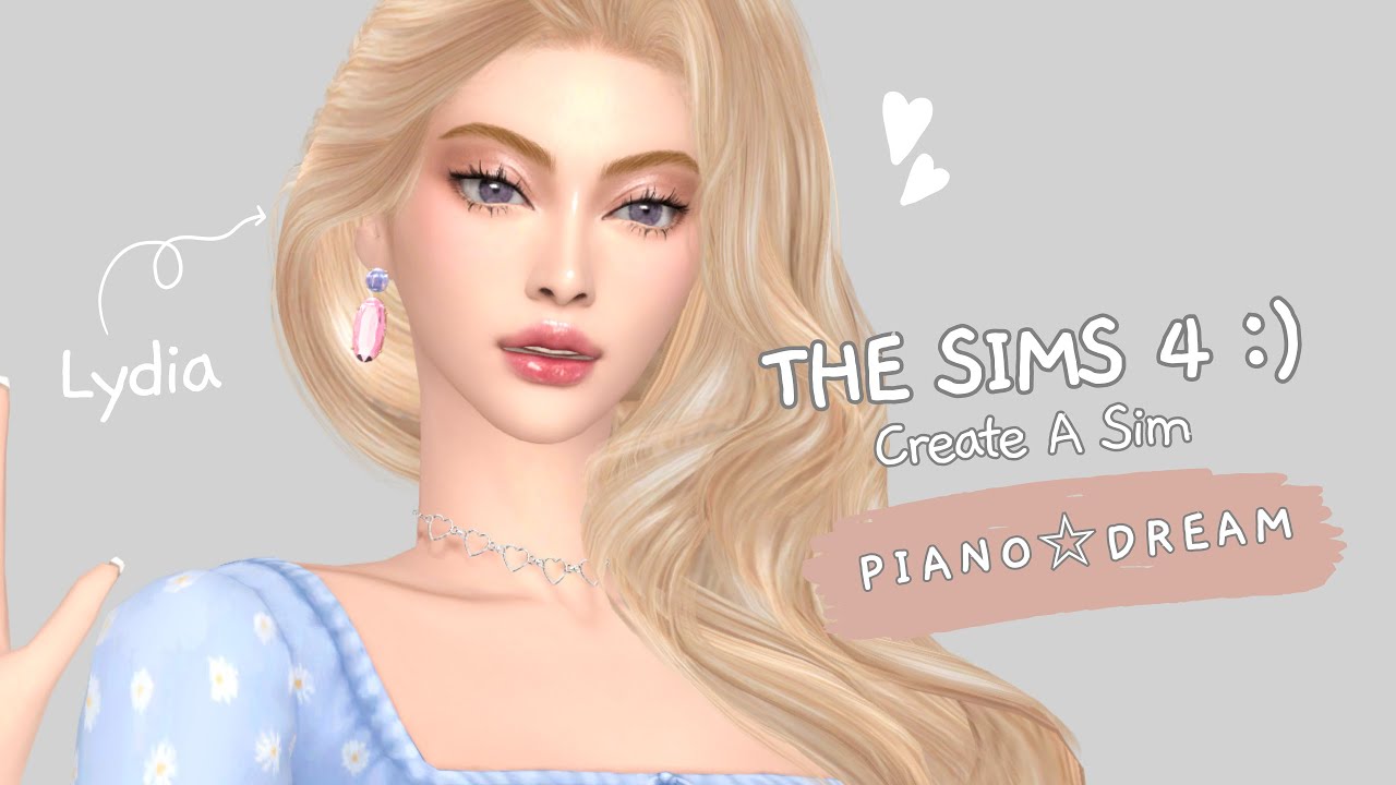 The Sims 4 🌸 CAS | Lydia 🌸 - YouTube