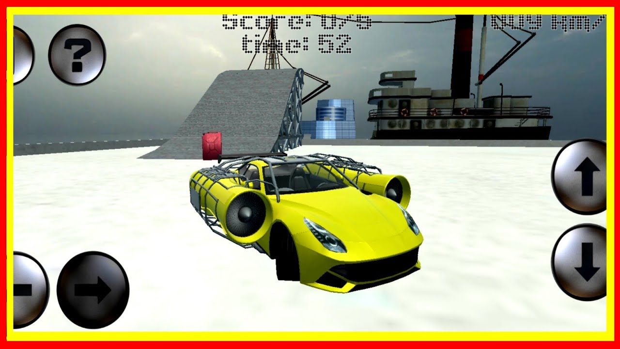 Jet Car Jumping Simulator Flying Car Simulator 2020 Android Gameplay ...