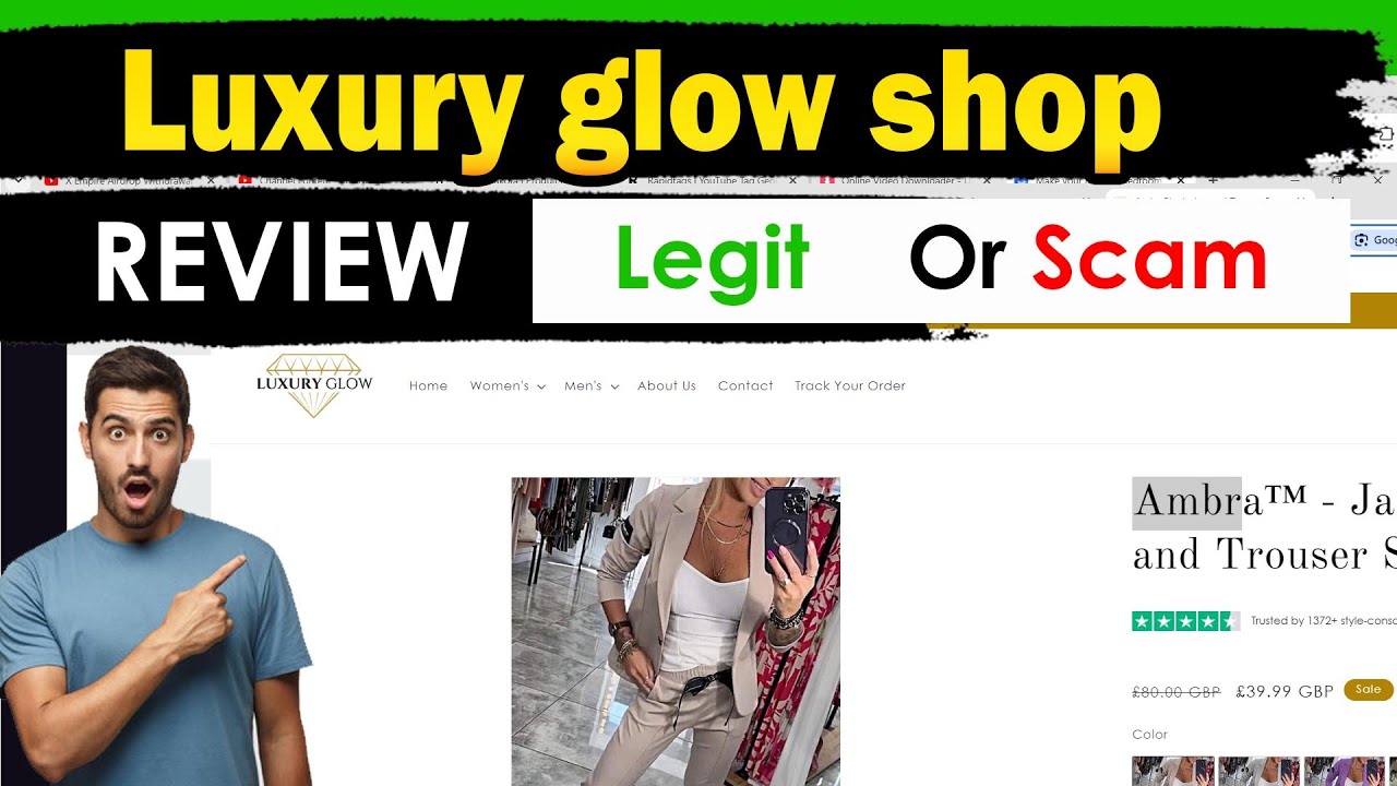 Luxury glow shop reviews 2024 | Is luxury glow shop legit or scam - Don ...