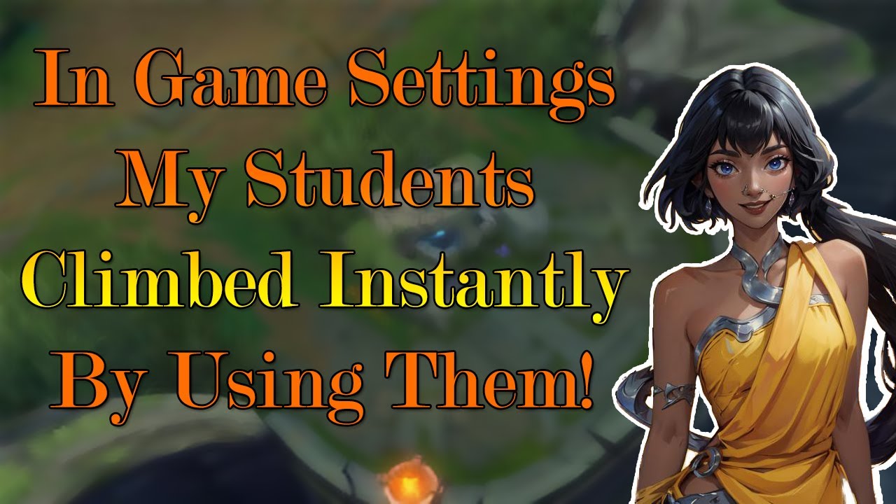 My Personal In-Game Settings! (Every ADC Main Should Use Them!) - YouTube