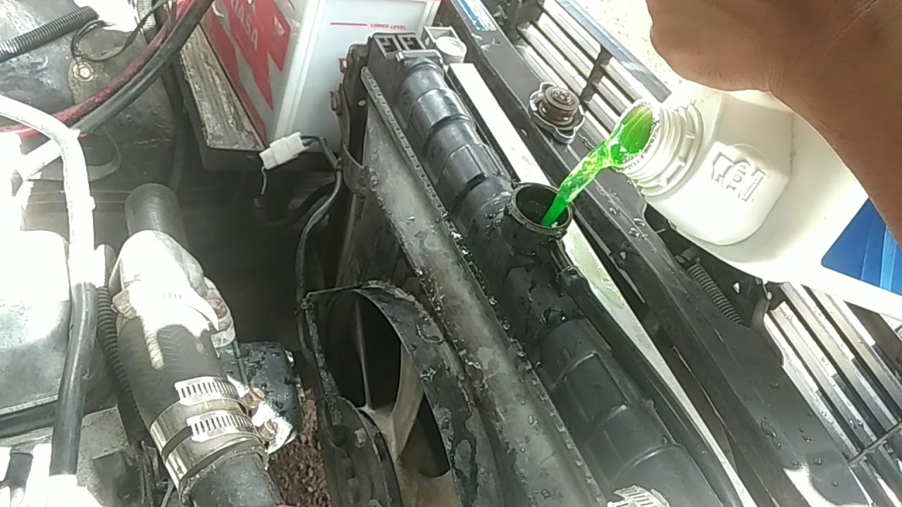 tips ganti air radiator mobil - YouTube