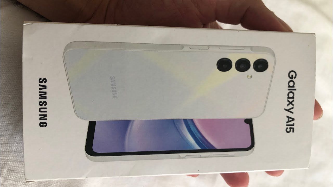 Umboxing NOVO Samsung Galaxy A 15 4g! - YouTube