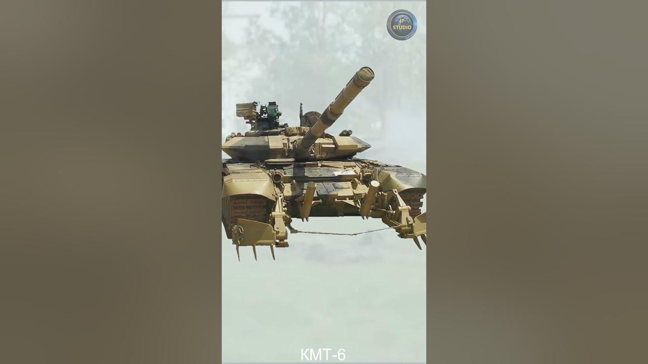 КМТ-6 - Колейный минный трал. - YouTube