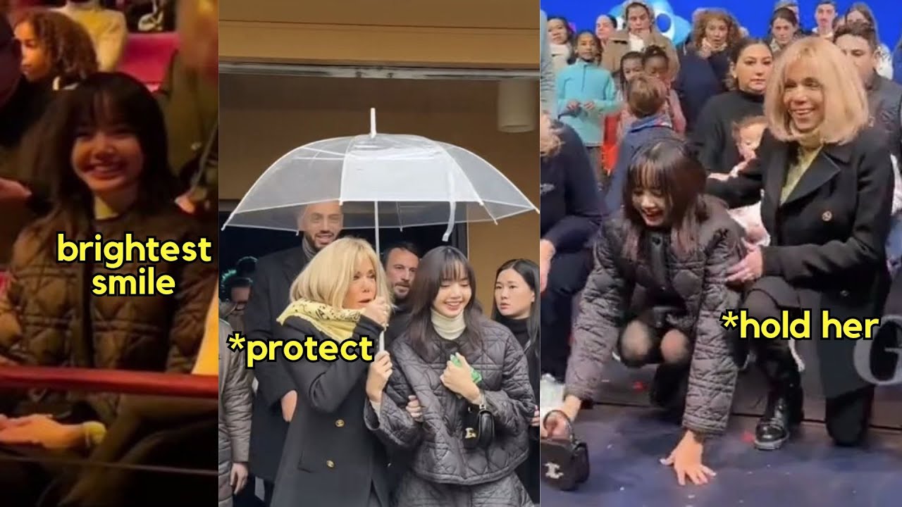 LISA with the first lady of France Bridgette Macron at Disneyland Paris ...