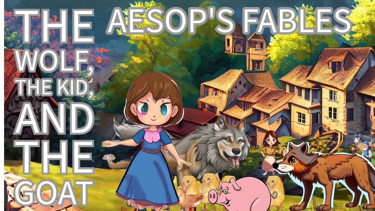 Aesop's Fables:The Wolf,The Kid, And The Goat, Cleverness, cooperation ...