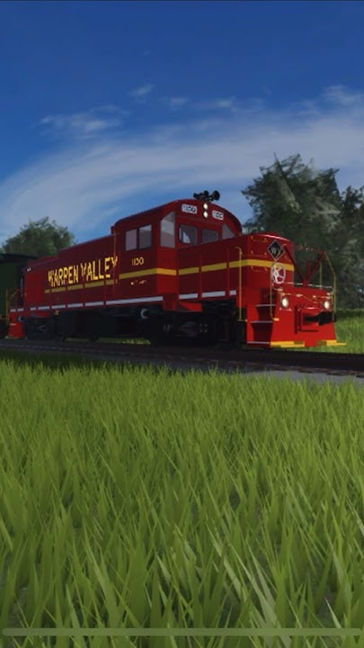 Roblox Warren Valley Railroad Rdc going to station part 2! #train #railroad #warren #roblox # ...