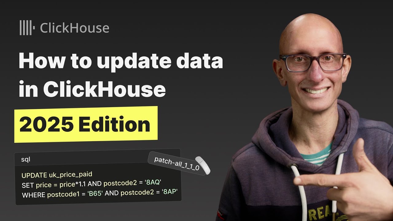 How to update data in ClickHouse (2025 edition) - YouTube
