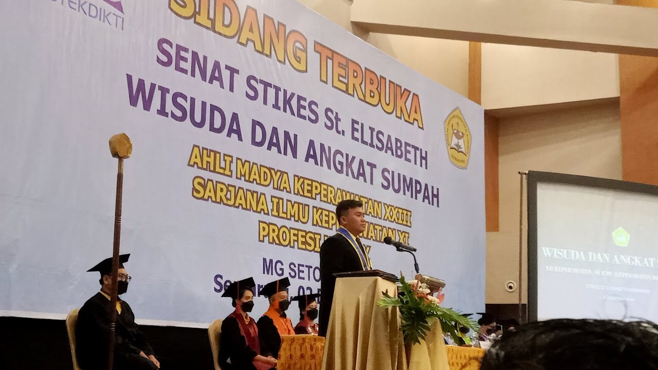 WISUDA & ANGKAT SUMPAH STIKES ELISABETH SEMARANG 2022 - YouTube