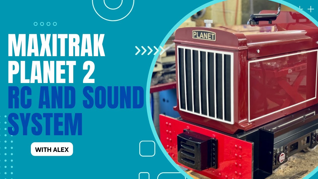 Maxitrak 7 1/4" Planet 2 Radio control and Sound system - YouTube