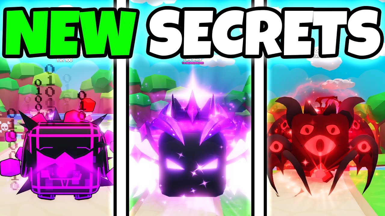 SHOWCASING ALL NEW SECRETS In Bubblegum Simulator Infinity! - YouTube