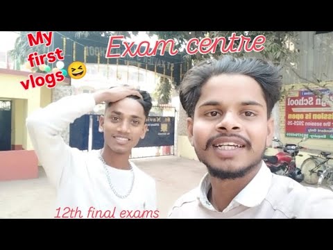 My first vlogs 😆/my first vlogs video/12th exam center #trending #funny #vlog #comming #soon # ...