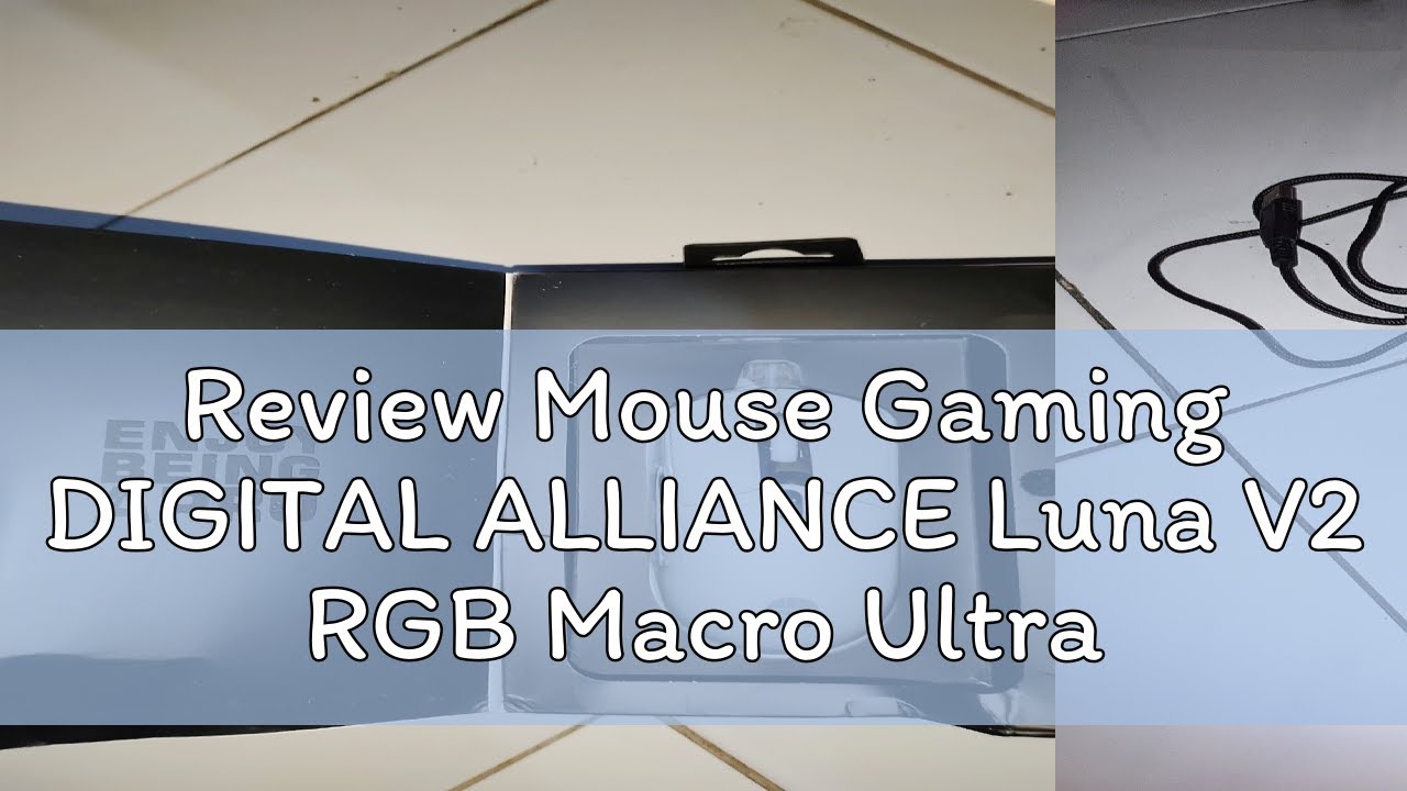 Review Mouse Gaming DIGITAL ALLIANCE Luna V2 RGB Macro Ultralight ...