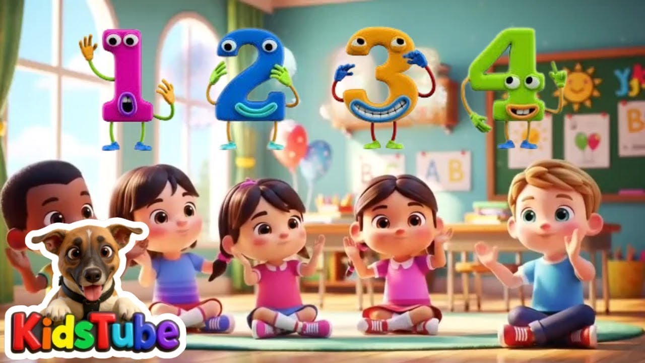123 Number Song | Kids 3D Animation | Counting Song for Children ...