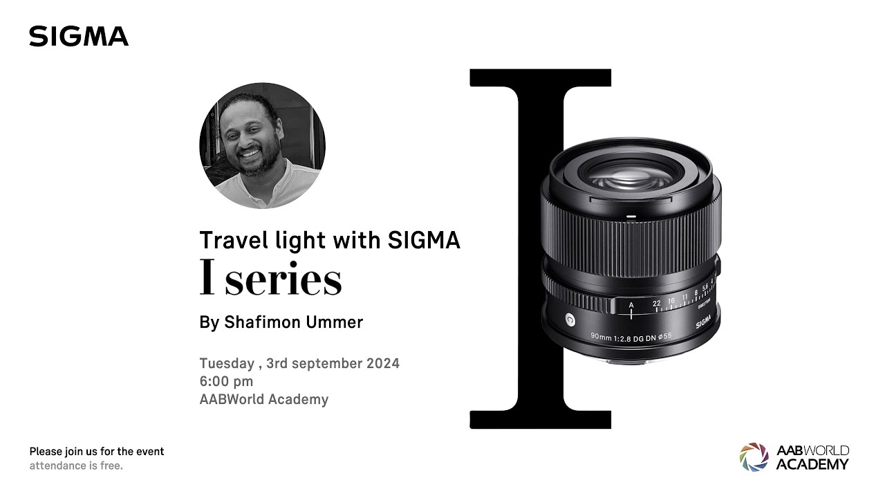 Travel Light with SIGMA I Series by Shafimon Ummer - YouTube
