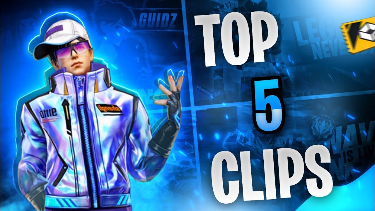 TOP 5 BEST EMOTE CLIPS || FREE FIRE CLIPS PACK || EMOTE CLIPS + XML ...