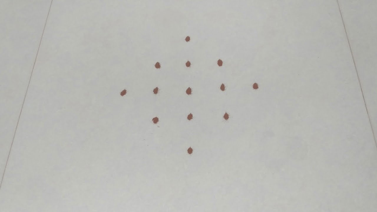 Simple fish rangoli | Choti Rangoli | 5*1 dots | Fish muggulu | Easy ...