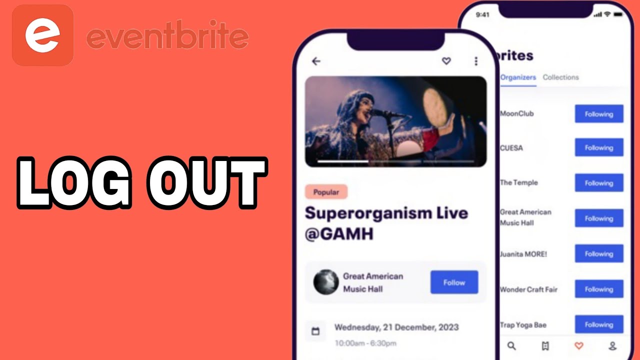 How To Log Out On Eventbrite App - YouTube