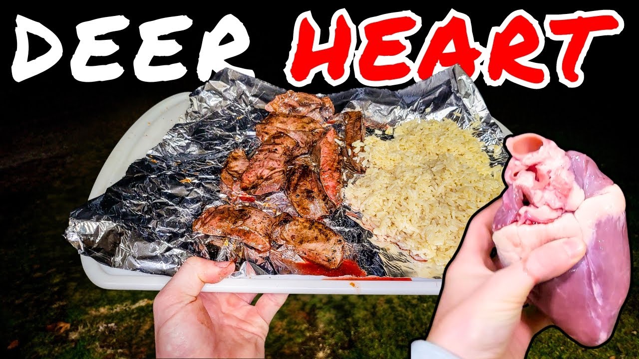 Cooking/EATING A Deer HEART For The First Time! (SOOO GOOD) - YouTube