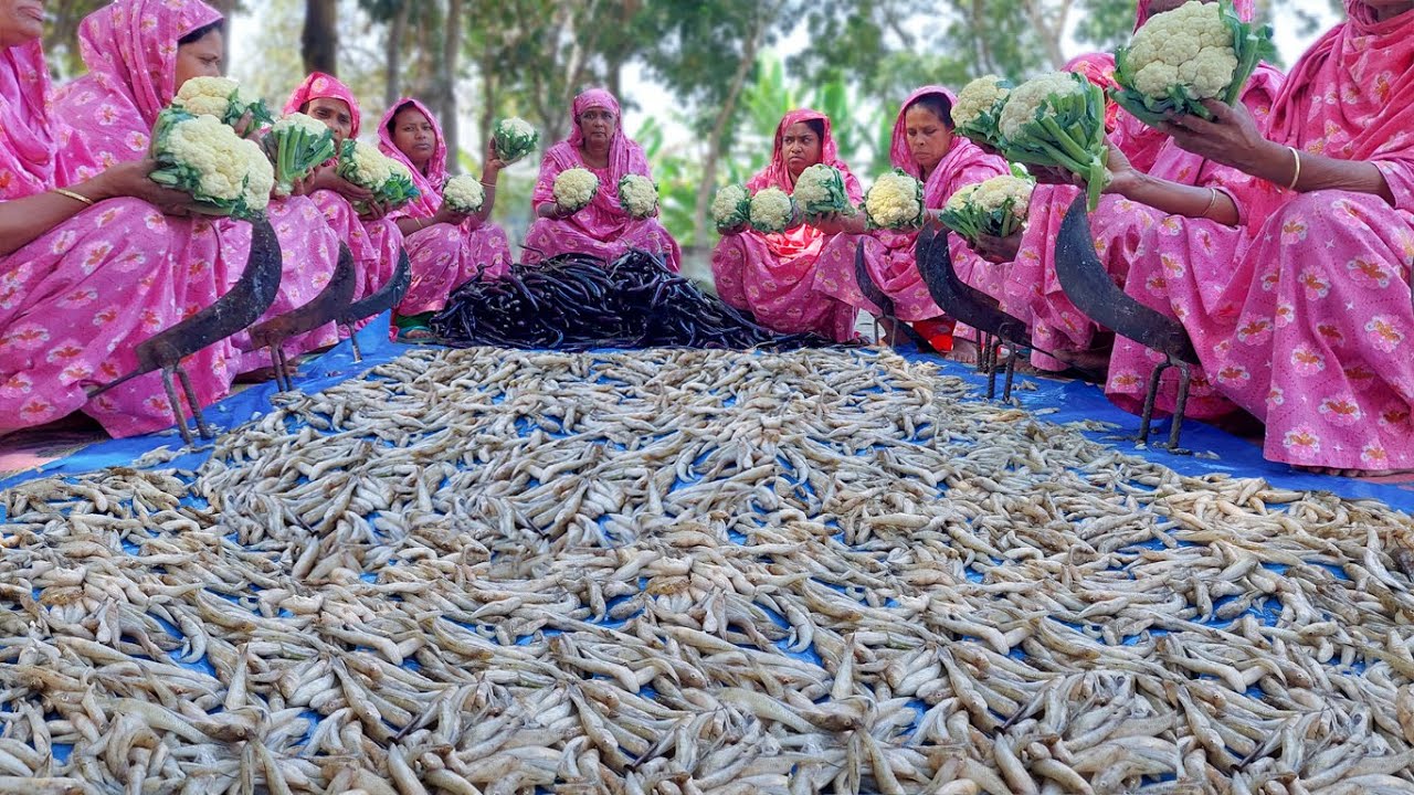 Tiny Fish Chorchori Recipe - Bele Fish Vegetable Gravy - Traditional ...