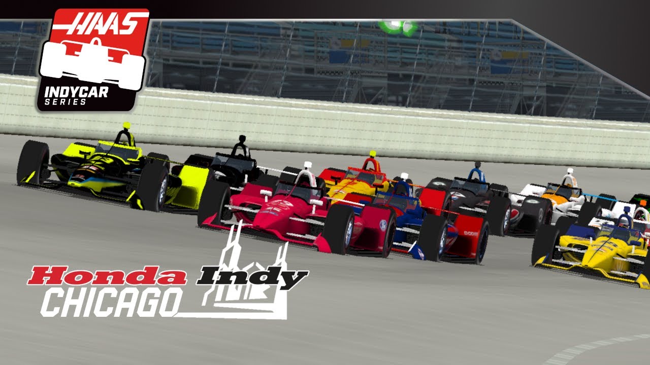 2024 NR2003 Haas IndyCar Series Race 14/20 | Honda Indy Chicago - YouTube