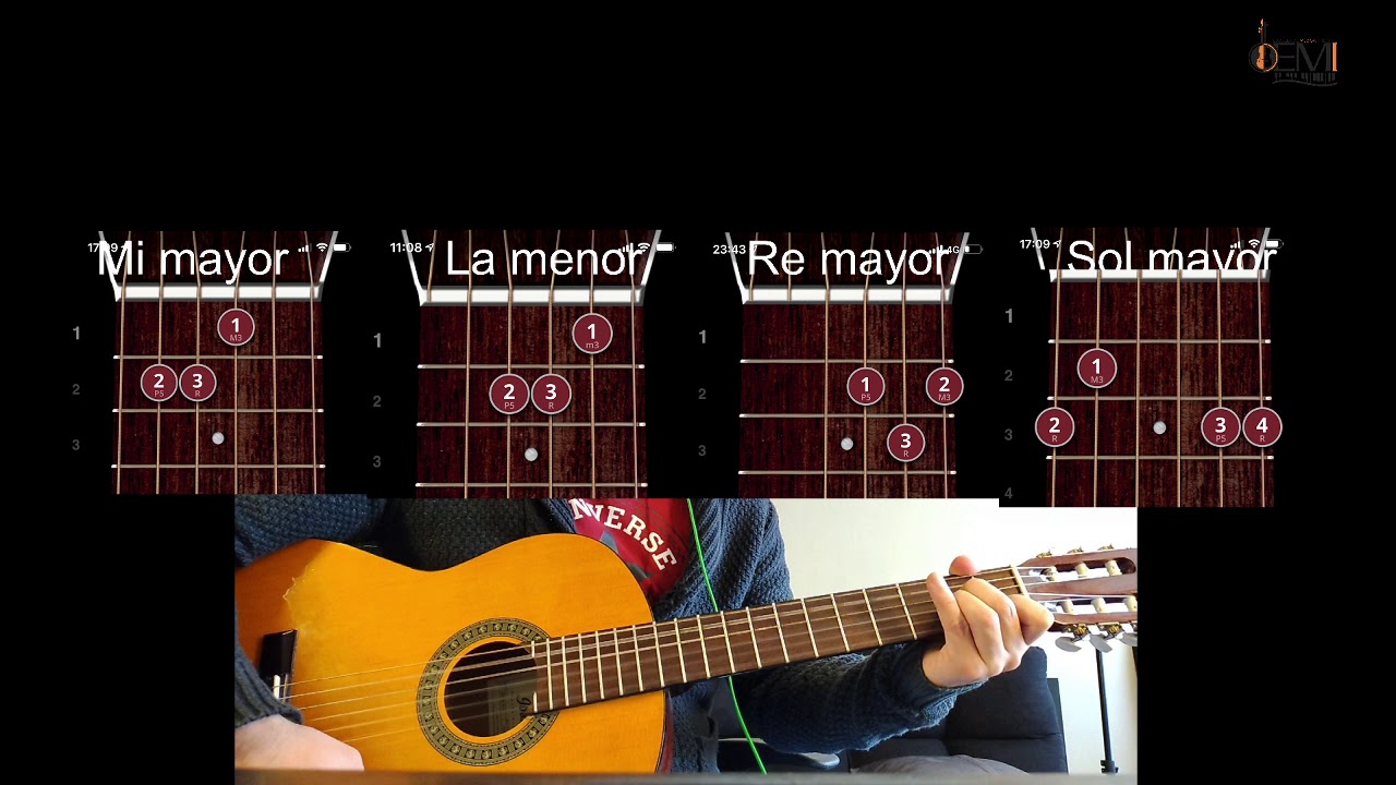Tutorial acordea E Am D G - YouTube