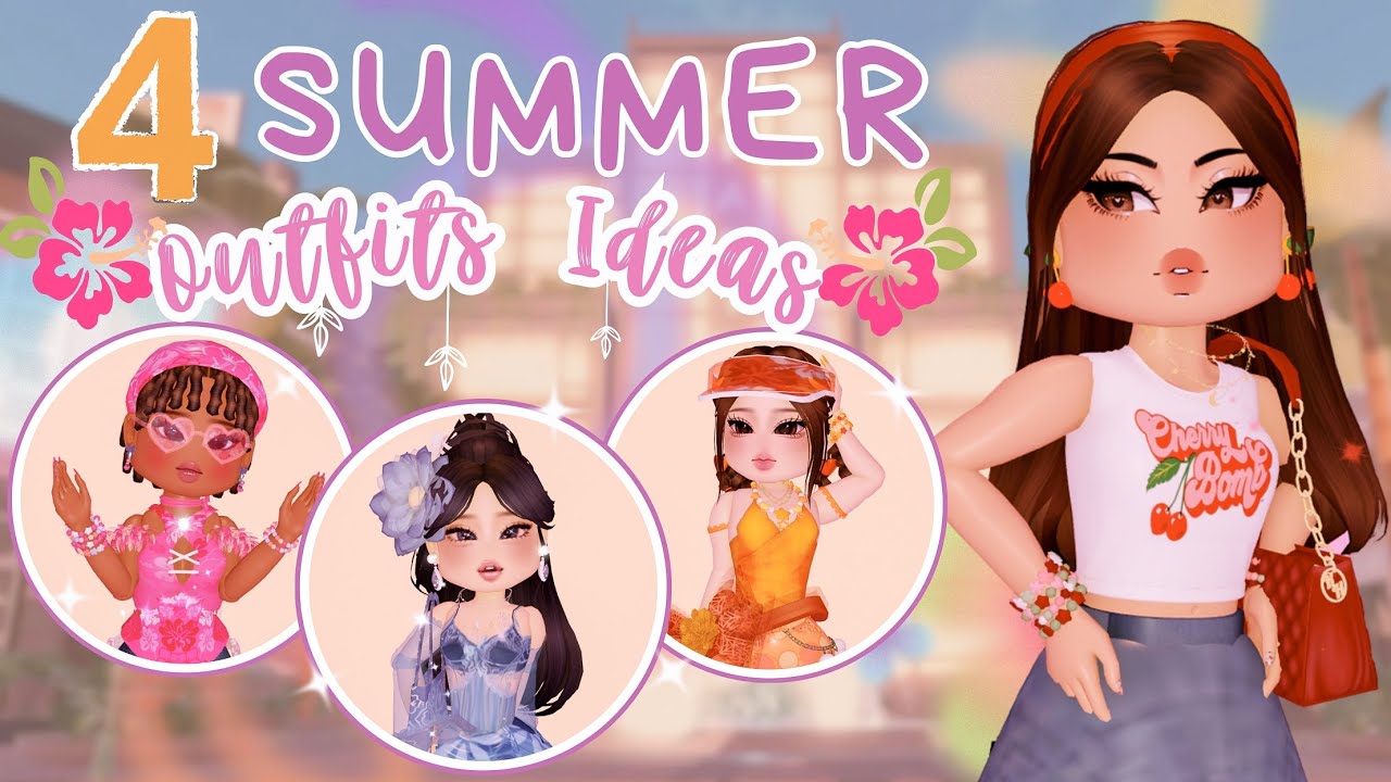 4 *TRENDY* SUMMER OUTFIT IDEAS YOU SHOULD TRY!☀️⛱️ // Royale High ...