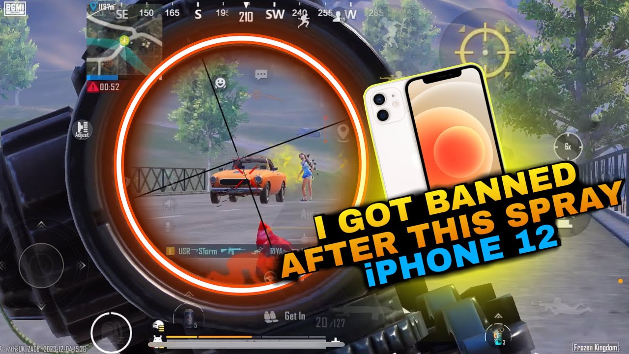 I GOT BANNED AFTER THIS SPRAY😭 | iPhone 12 SMOOTH + EXTREME PUBG/BGM I ...