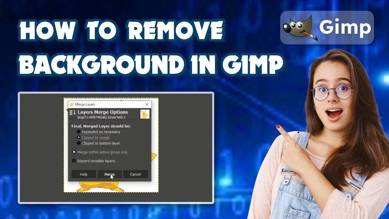 How to remove background in gimp 2024 - YouTube