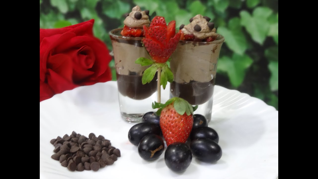 Yummylicious Eggless Chocolate Mousse Shots - YouTube