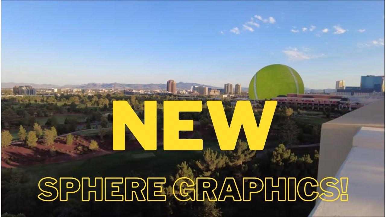 NEW Las Vegas Sphere Graphics! 🔥 (4K Resolution) 💎 - YouTube