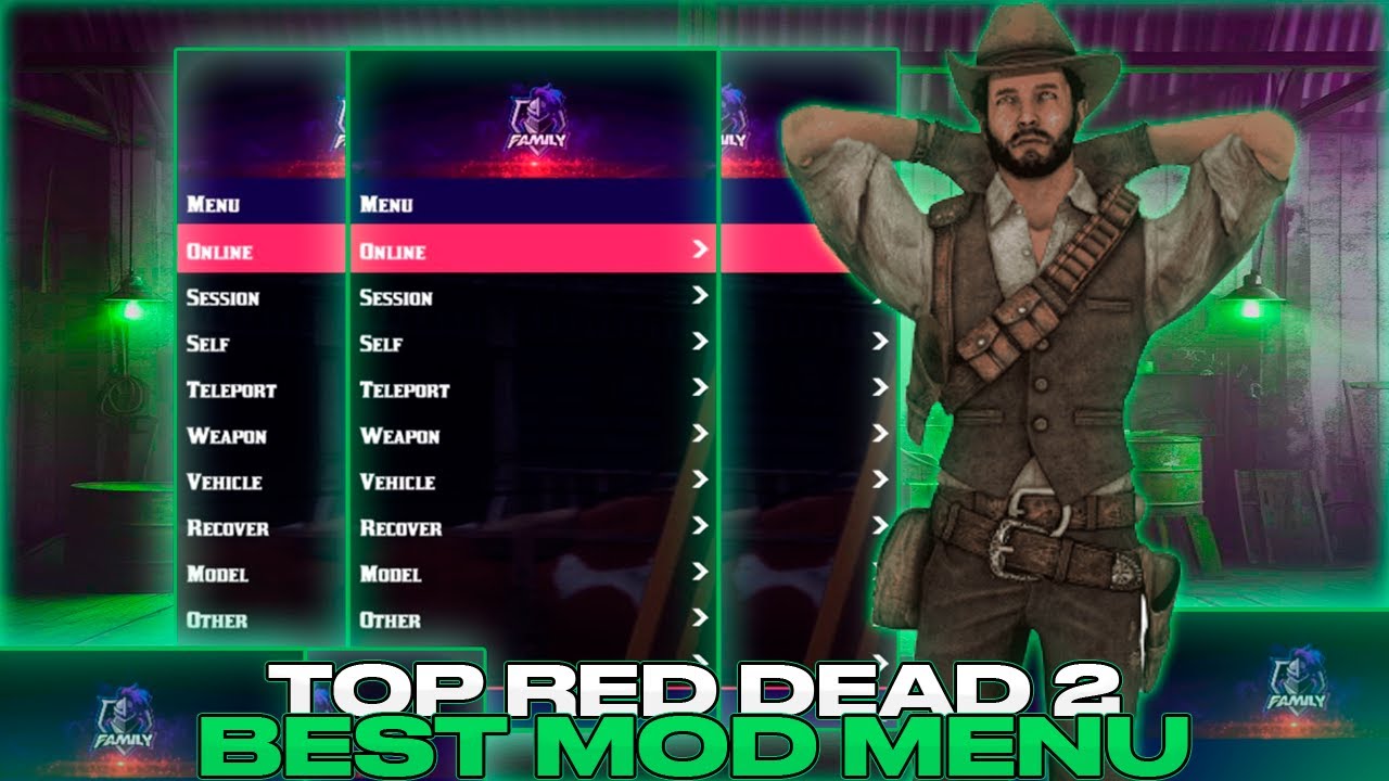 ^^Updated^^ Family Mod Menu - RDR 2 Online | GREATED Mod For RDR | Many ...