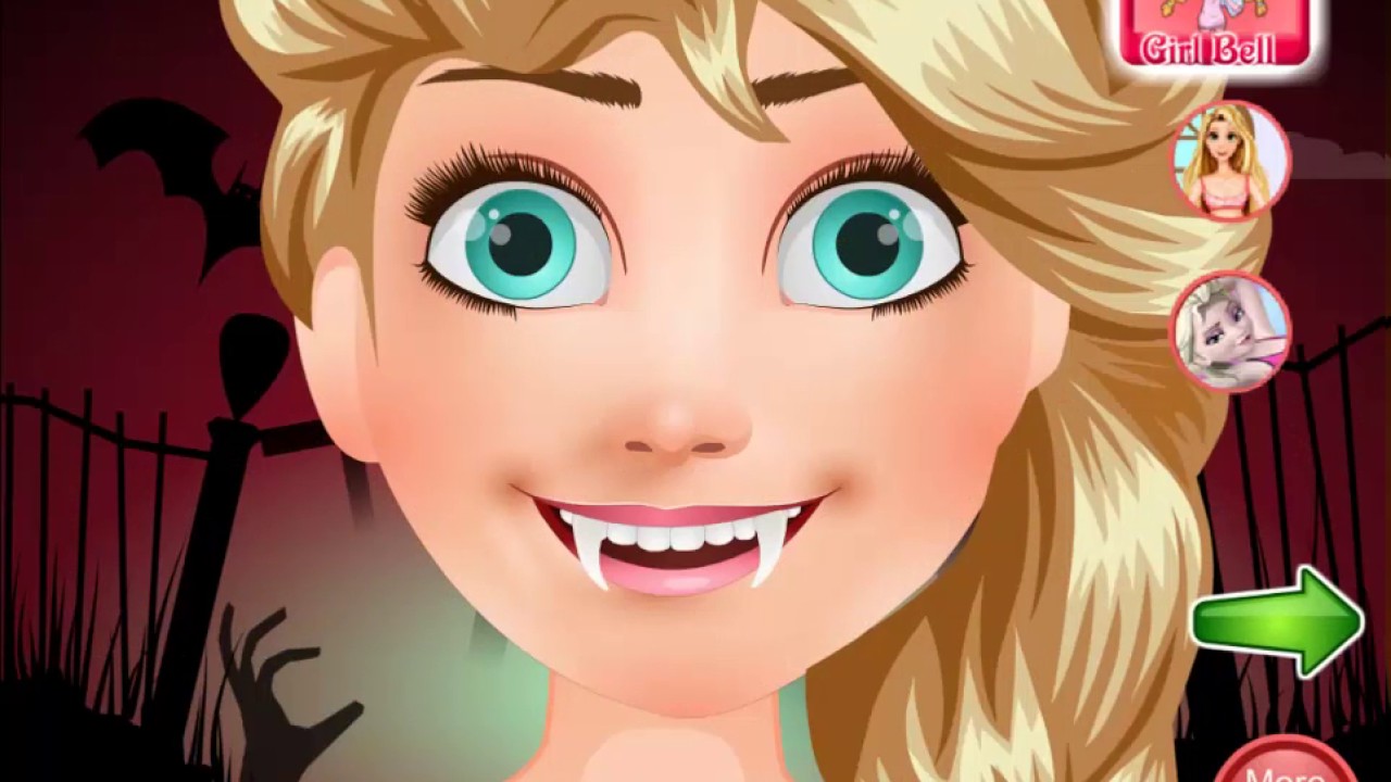 Elsa Vampire Resurrection l Disney Frozen Games - Princess Elsa & Anna ...