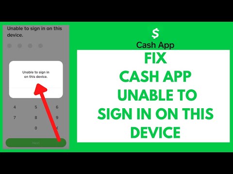 How To Fix Cash App Unable To Sign In On This Device (2022) - YouTube