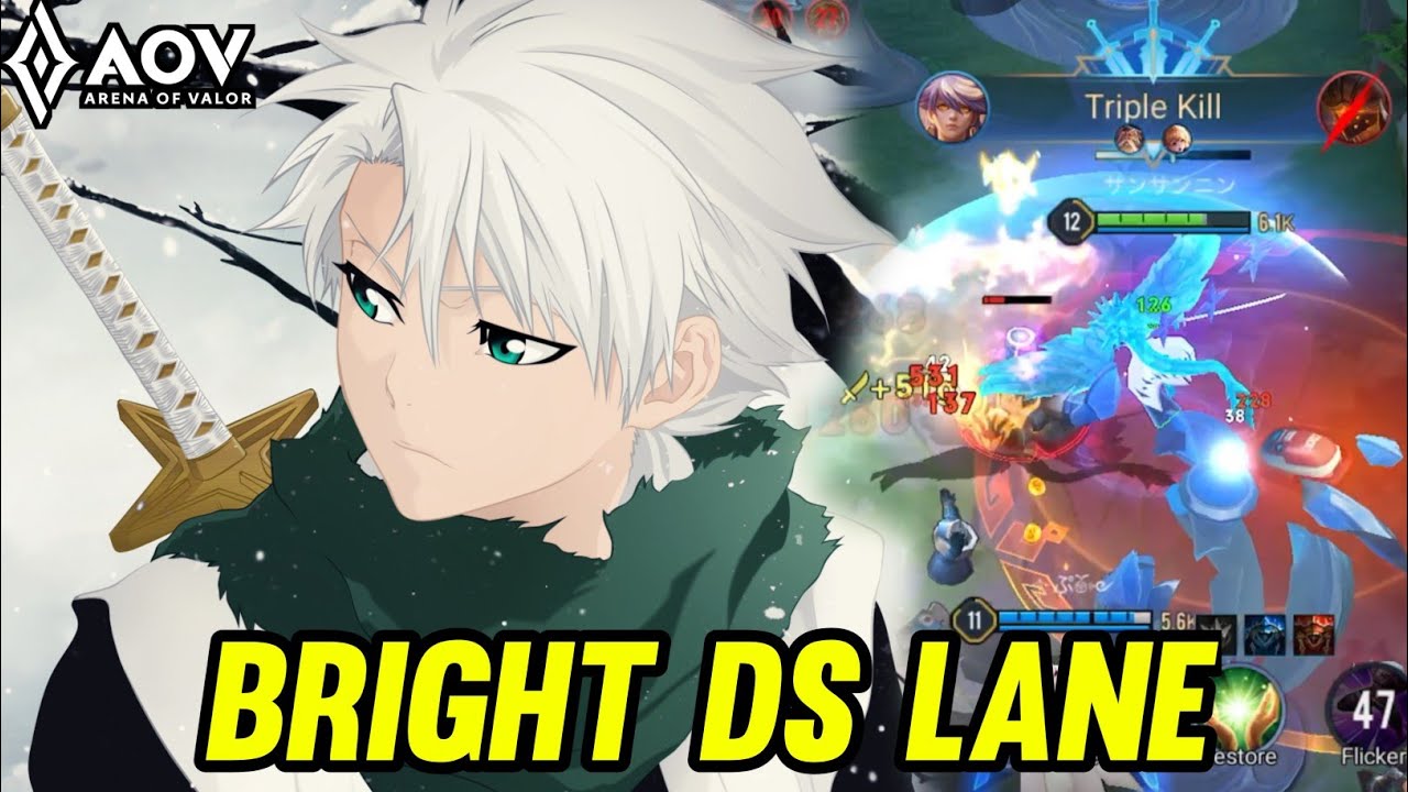 AOV : BRIGHT GAMEPLAY | IN DS LANE - ARENA OF VALOR LIÊNQUÂNMOBILE ROV ...