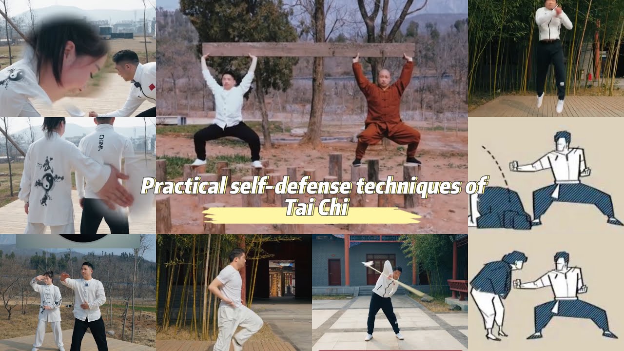 Practical self-defense techniques in Tai Chi Kung Fu#wudang #taichi #health#Qigong # Chinese ...