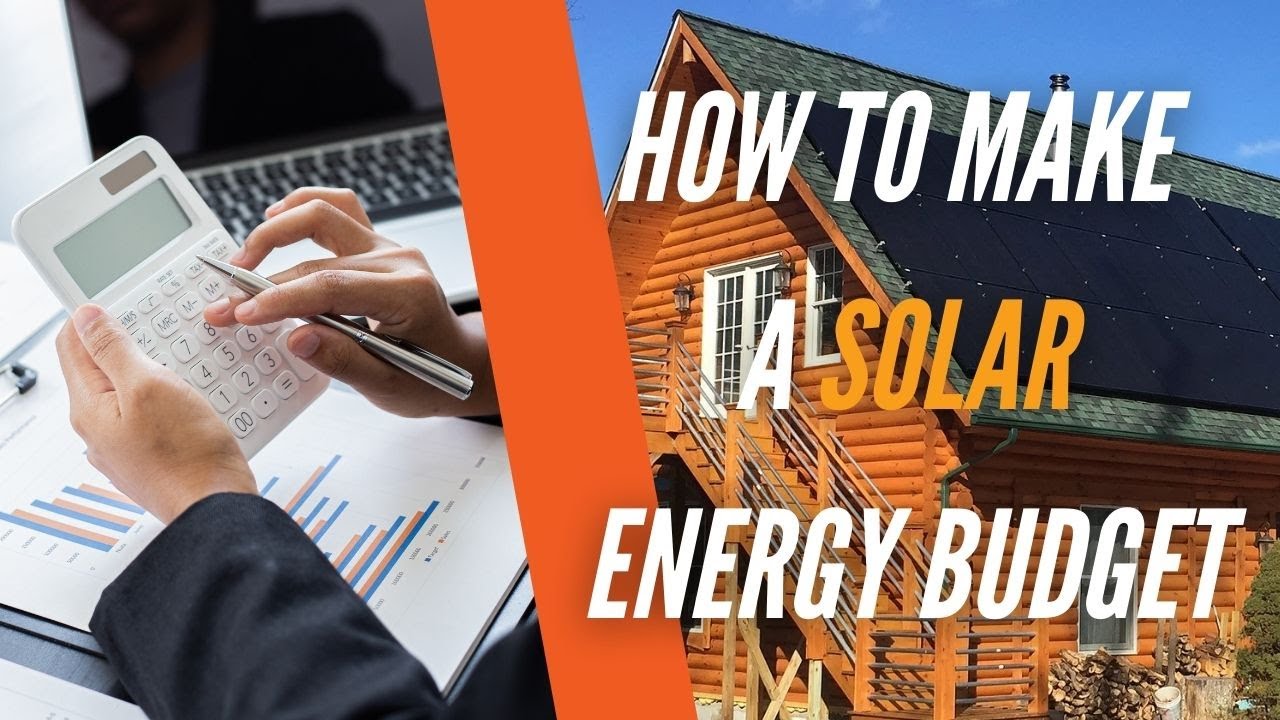 What Can I Run on Solar? How to Make an Energy Budget - YouTube