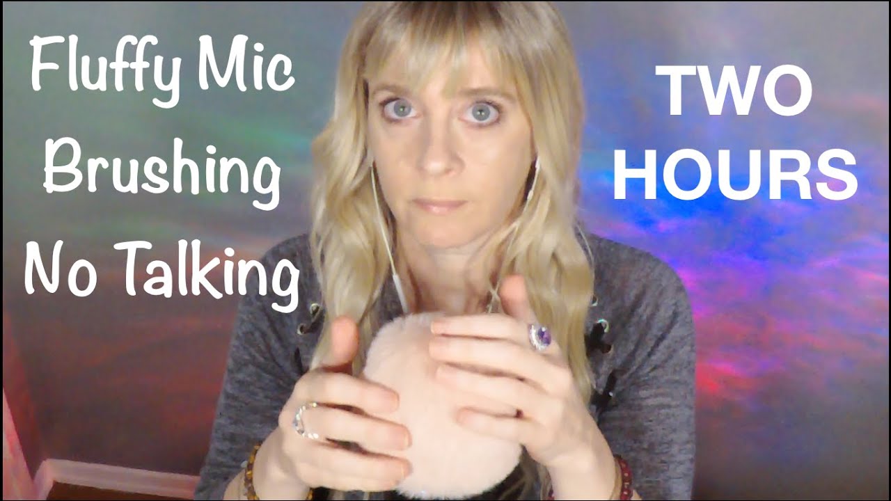 ASMR TWO HOURS OF FLUFFY MICROPHONE BRUSHING | NO TALKING - YouTube