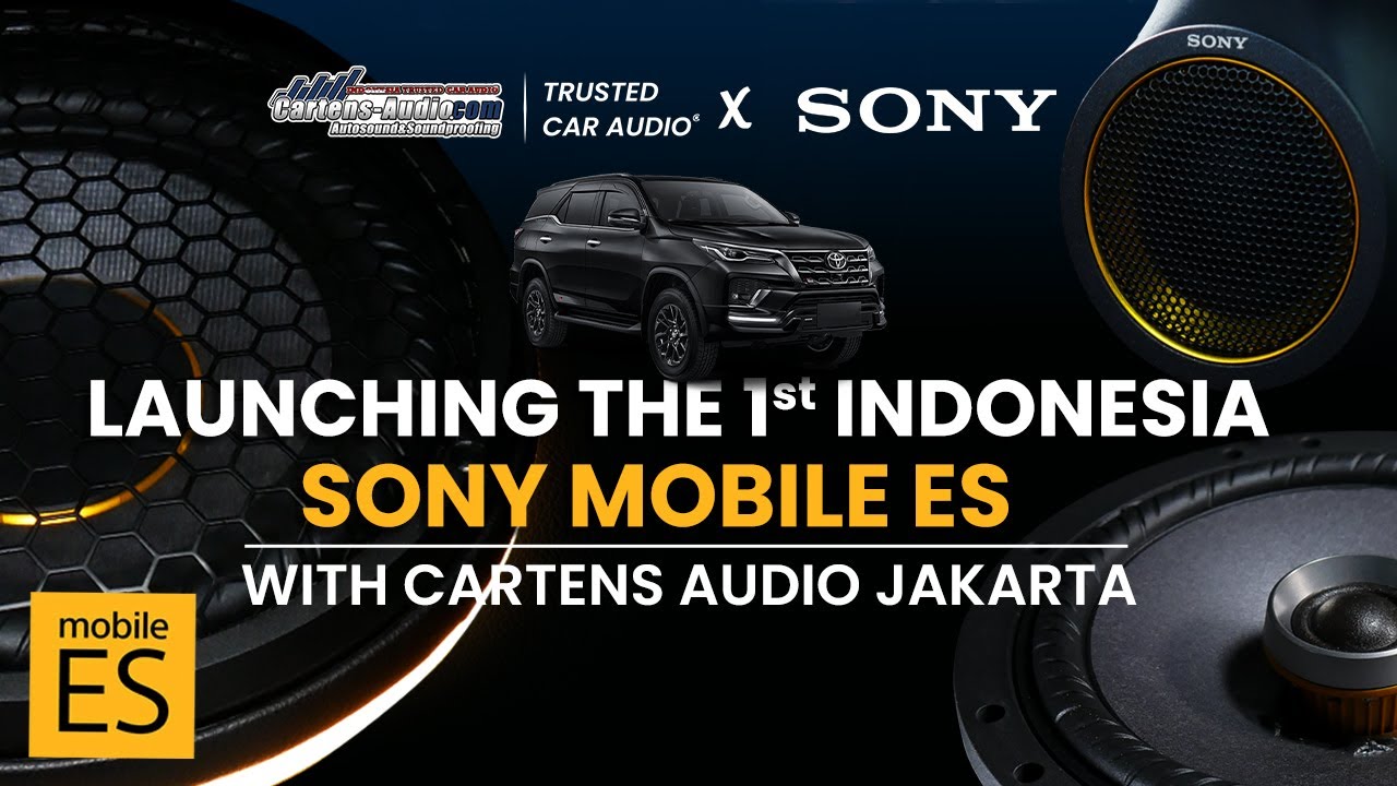 LAUNCHING THE 1st 🇮🇩 INDONESIA SONY MOBILE ES DEMO CAR WITH CARTENS ...